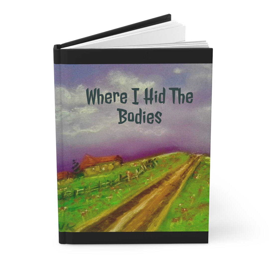 Hardcover Journal Hidden Bodies Cute Spooky Seasonal Diary Memoirs ...