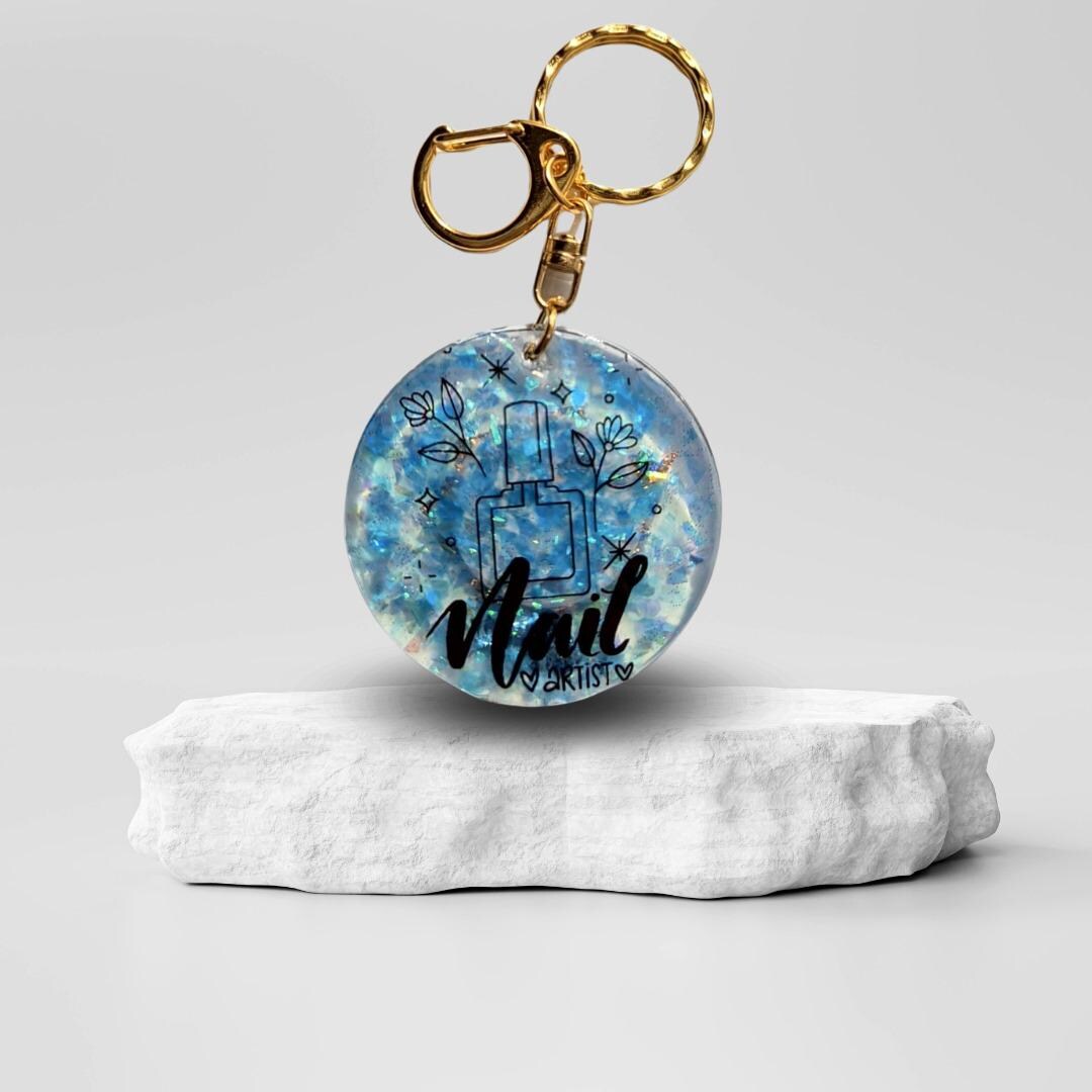 Nails Personalized Smart Keychains, NFC Keychains, NFC Keychain ...