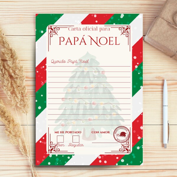 Santa Claus Letter - Etsy