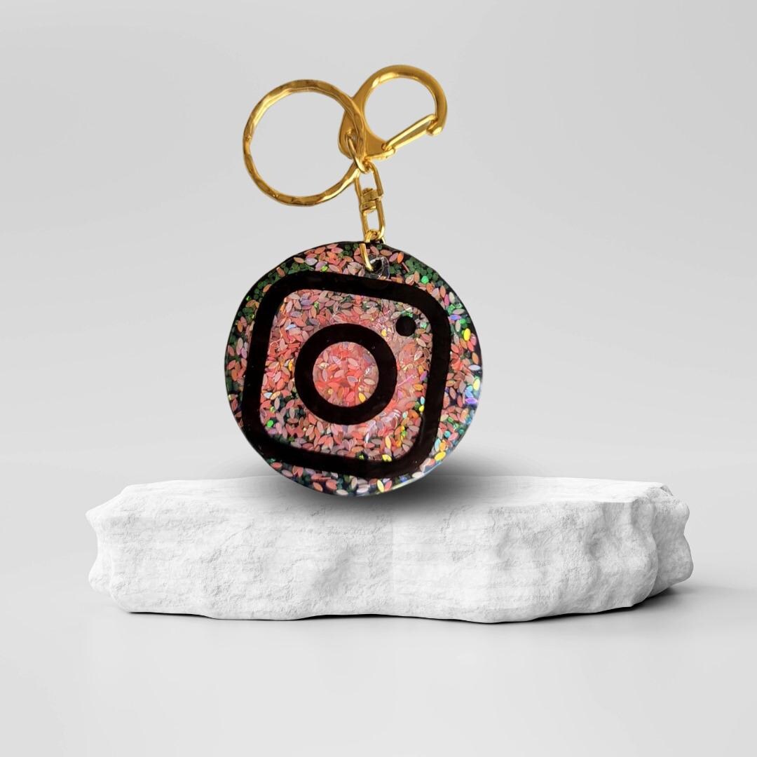 Social Media, Instagram Personalized Smart Keychains, NFC Keychains ...