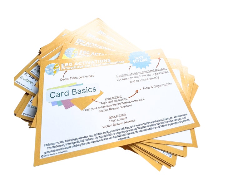 EEG Activations Flashcards: Neurology Study Aid for Neurodiagnostic ...