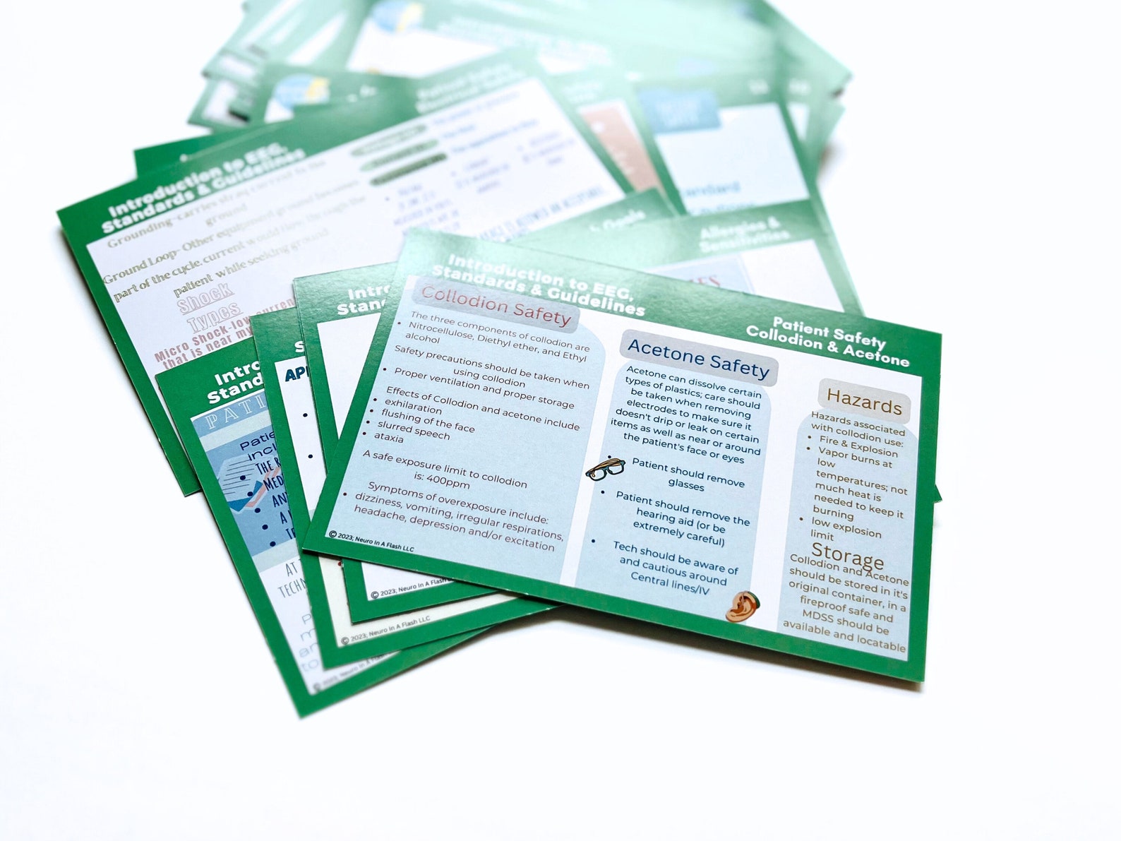 EEG Flashcards "intro to Eeg" Deck | Electroneurodiagnostic Study Guide ...