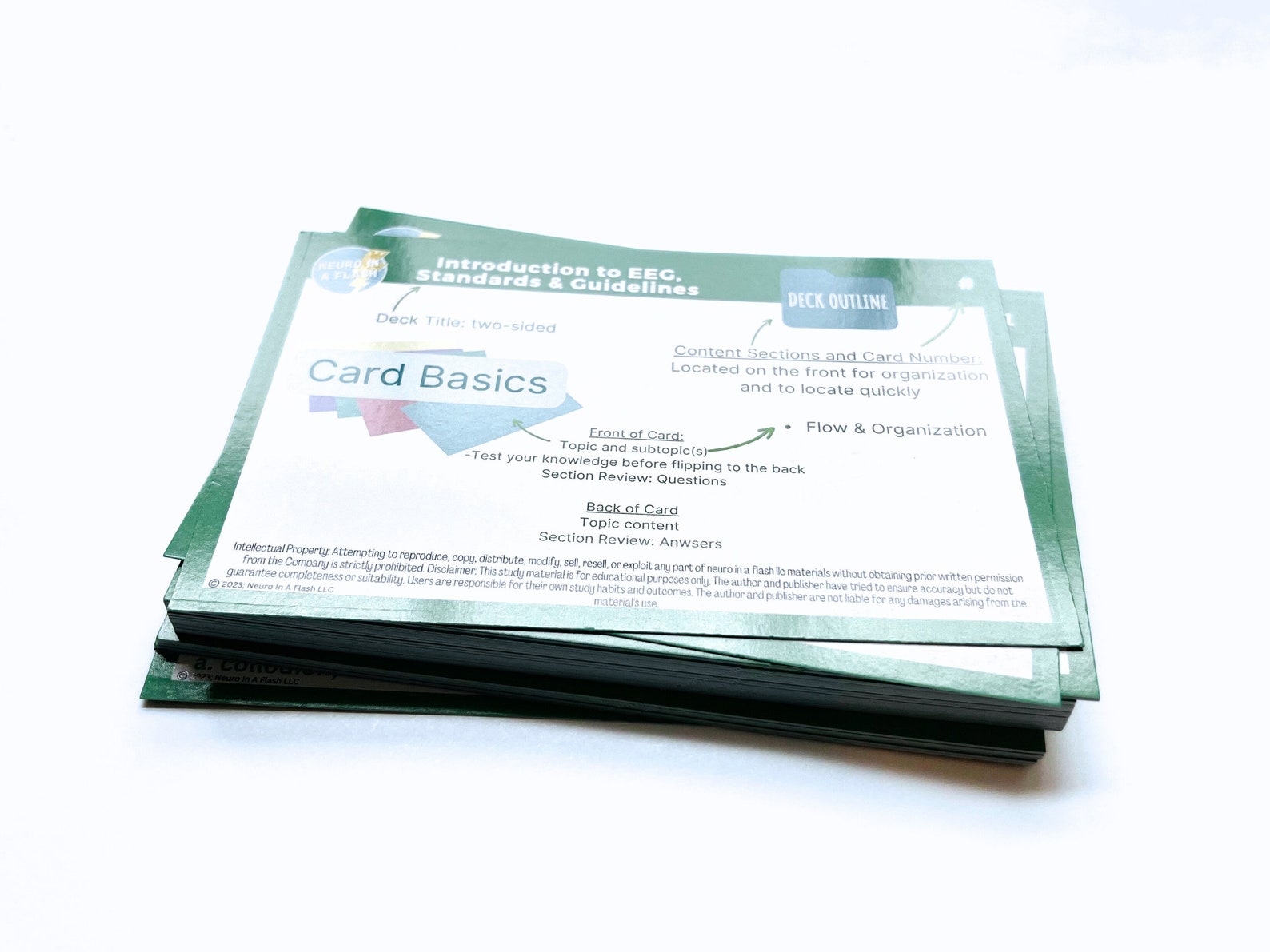 EEG Flashcards "intro to Eeg" Deck | Electroneurodiagnostic Study Guide ...