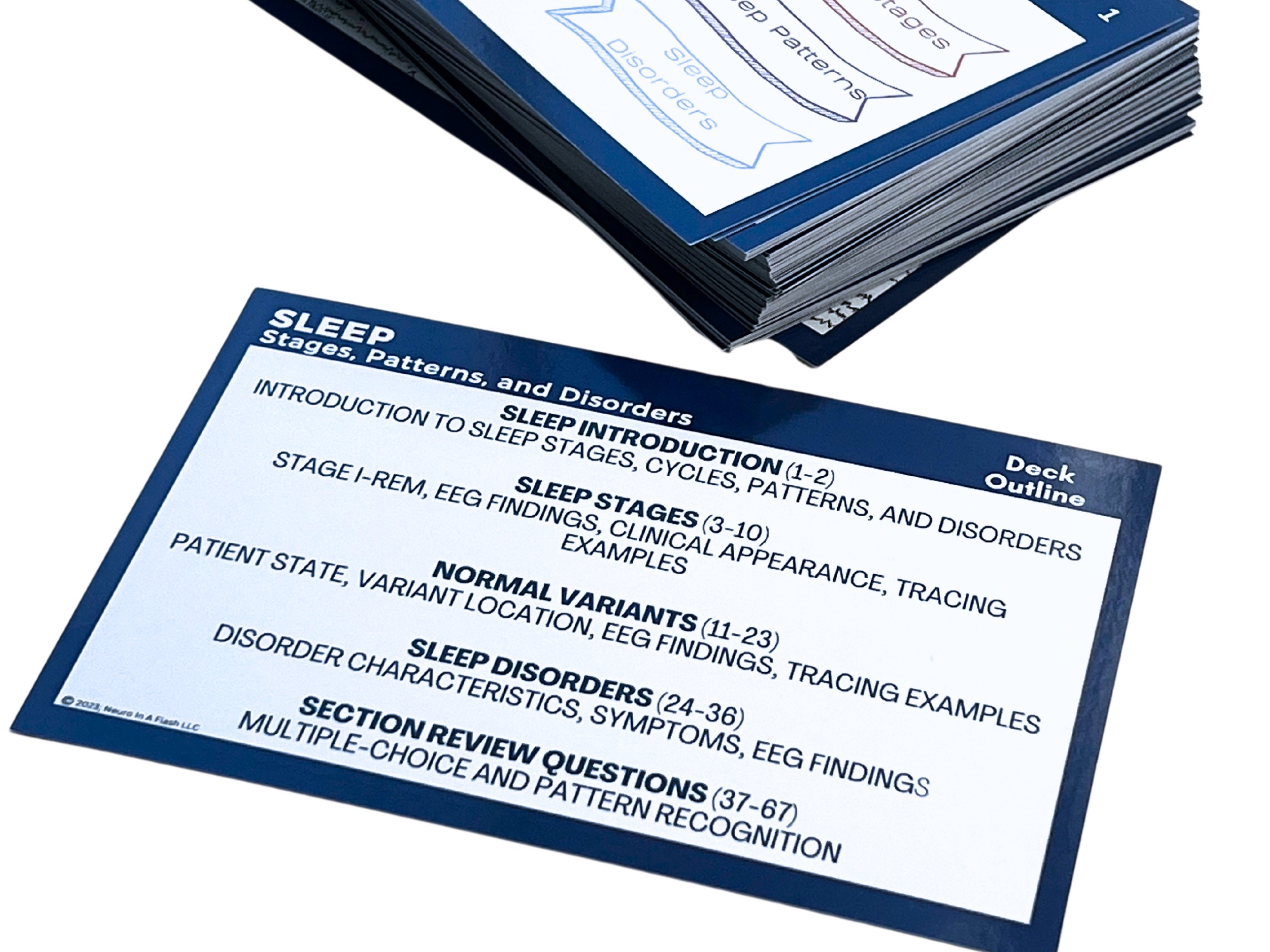 EEG Sleep Stages, Patterns, and Disorders Flash Card Deck ...