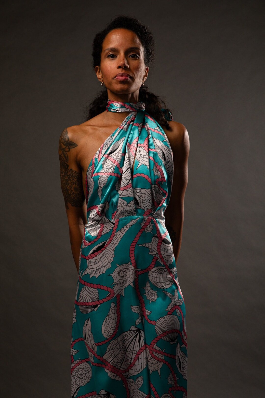 Versatile Multi-tie Evening, Prom, Formal Dress - Turquoise Shells - Etsy