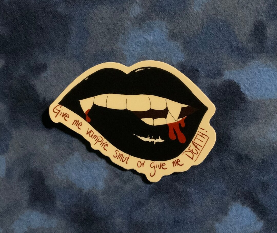 Vampire Smut Sticker, Smut Stickers, Book Stickers for Kindle, Spicy ...