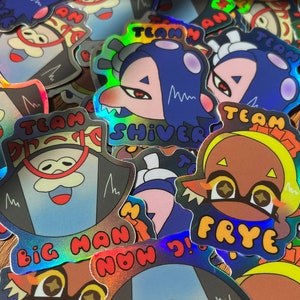 Splatoon 3 Deep Cut Stickers - Etsy