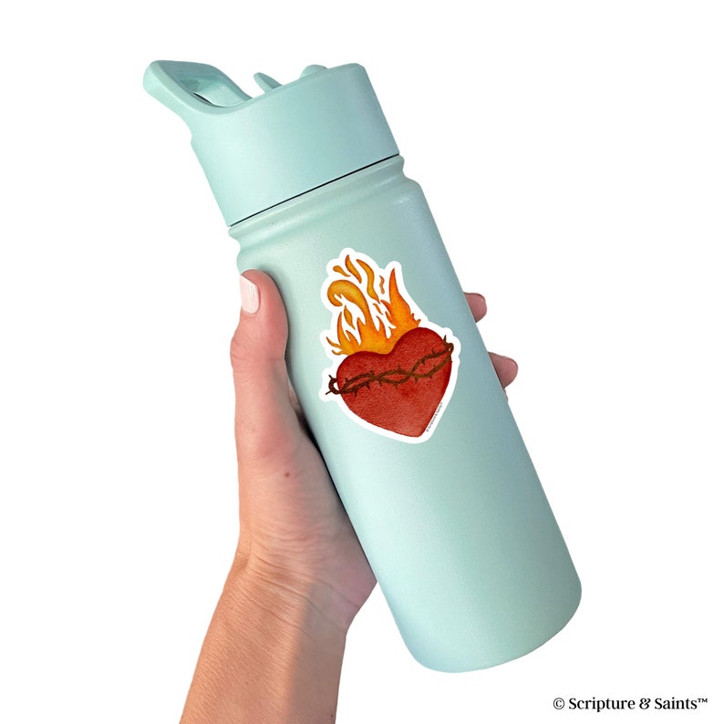 Sacred Heart of Jesus Sticker, Catholic Magnet, First Communion Gift - Etsy