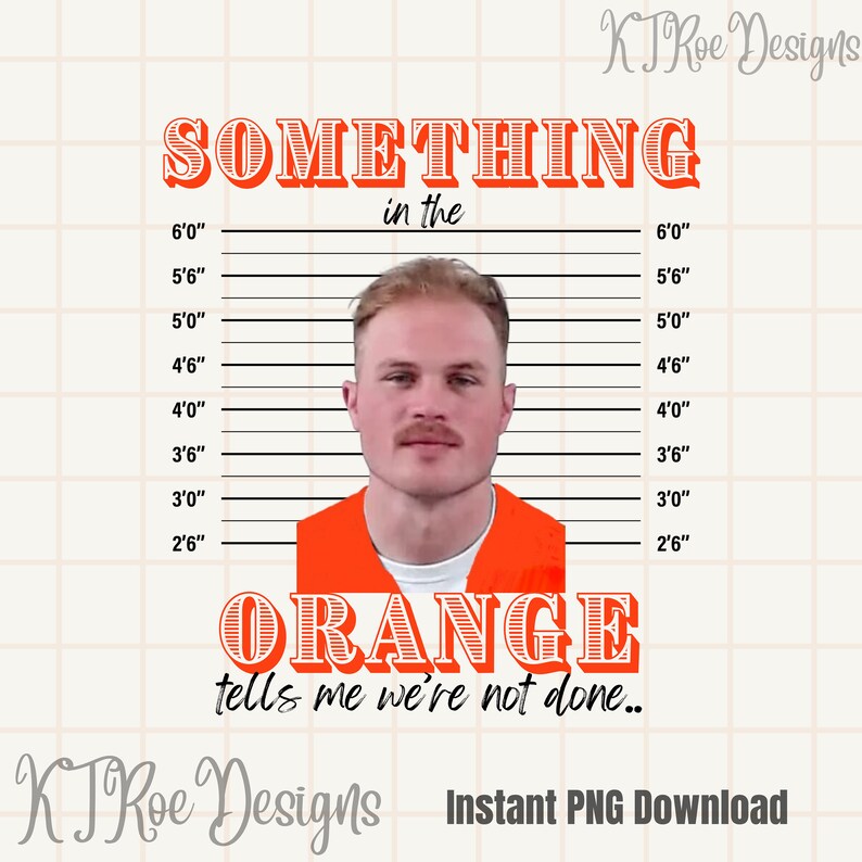 Zach Bryan Mugshot PNG - Etsy