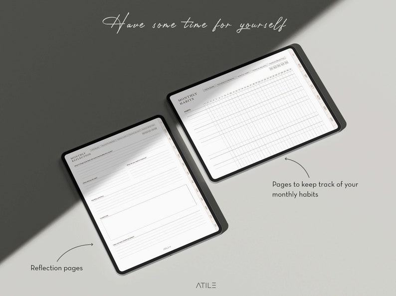 2023-2024 Digital Planner | Minimalist Planner | Daily, Weekly ...