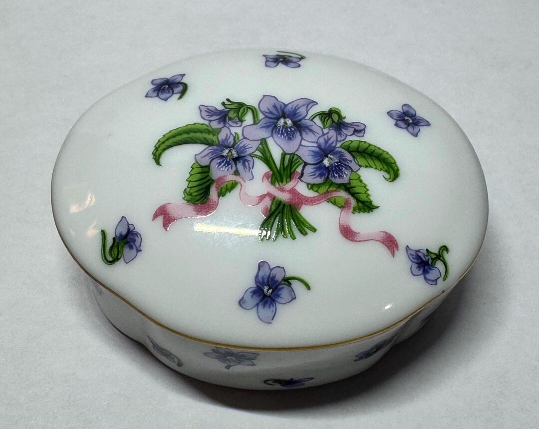 Vintage Lenox Collectors Society Member Gift Fine Porcelain Purple ...