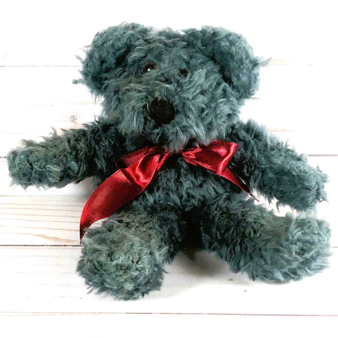 BLUEBEARY BOYDS BEAR. Fuzzy Wuzzy Blue Coat of Fur. Small and Loveable ...