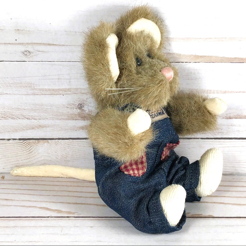 Boyds Bears MICE. SHARP and COTTAGE Mcnibble. Two Plush Mice. Both for One Price. Great Addition ...