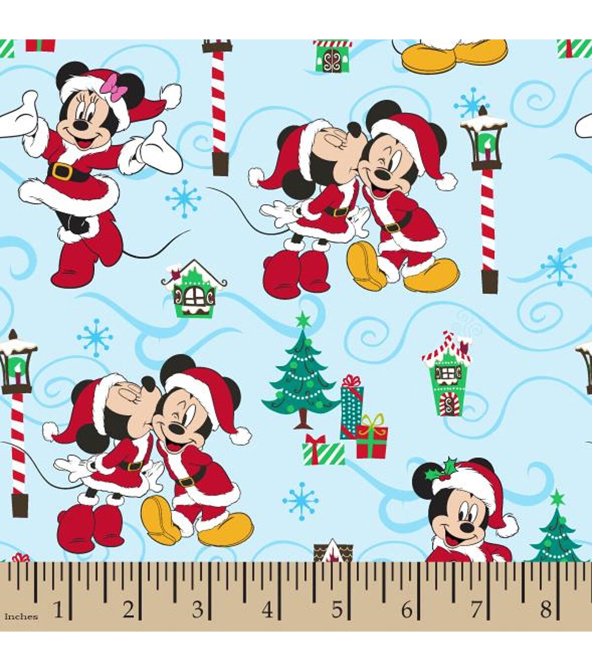Disney Minnie & Mickey Mouse Fabric Fat Quarters or by the Yard or ...