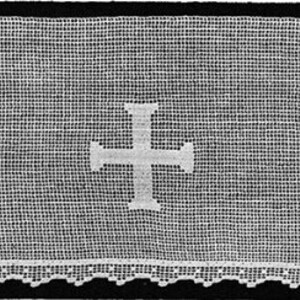 11 Religious Crochet Patterns, Beautiful Altar Cloths Filet Crochet ...