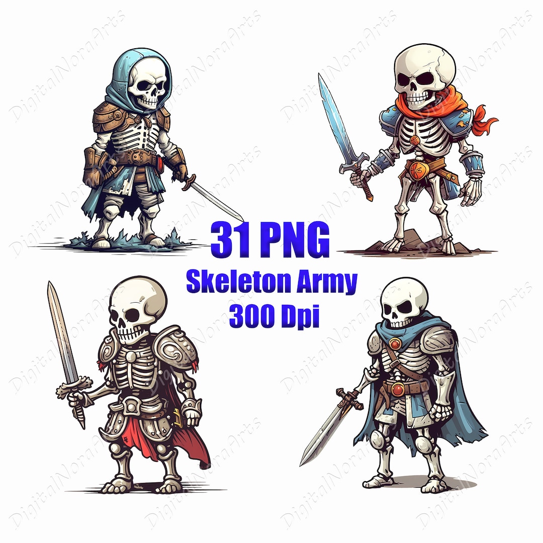Skeleton Army ,logo,clipart,png,t-shirt Design ,graffiti Style,vector ...