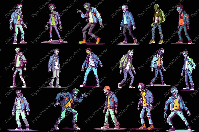 Zombie,logo,clipart,png,t-shirt Design ,graffiti Style,vector ...