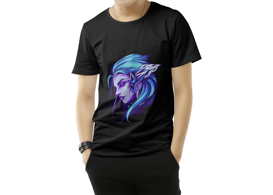 Night Elf,logo,clipart,png,t-shirt Design ,graffiti Style,vector ...