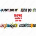 Just Do It,logo,clipart,png,t-shirt Design ,graffiti Style,vector ...