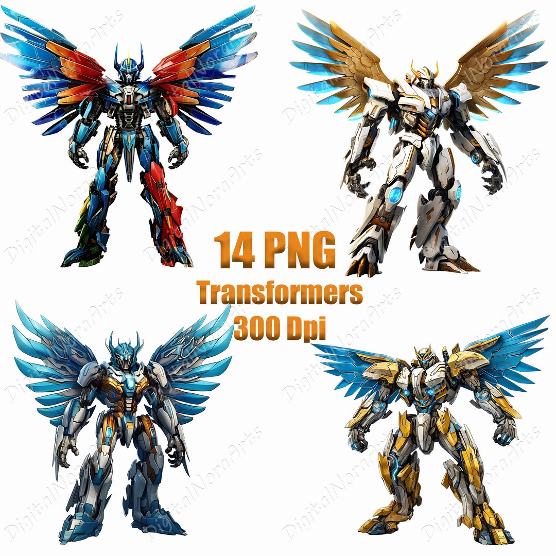 Winged Transformer Clipart, Png,t-shirt Design ,graffiti Style,vector ...