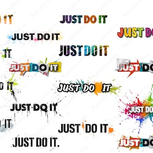 Just Do It,logo,clipart,png,t-shirt Design ,graffiti Style,vector ...