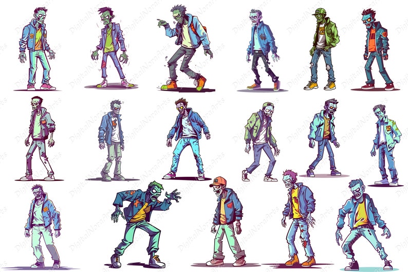 Zombie,logo,clipart,png,t-shirt Design ,graffiti Style,vector ...