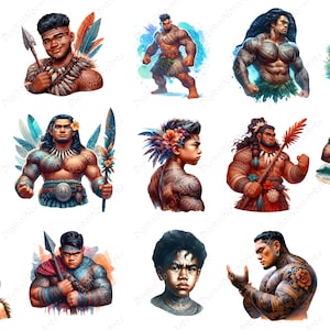 Samoan Boy PNG Clipart, Tattoo Art, Graffiti Style (digital Download ...