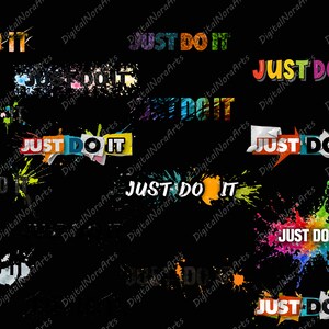 Just Do It,logo,clipart,png,t-shirt Design ,graffiti Style,vector ...