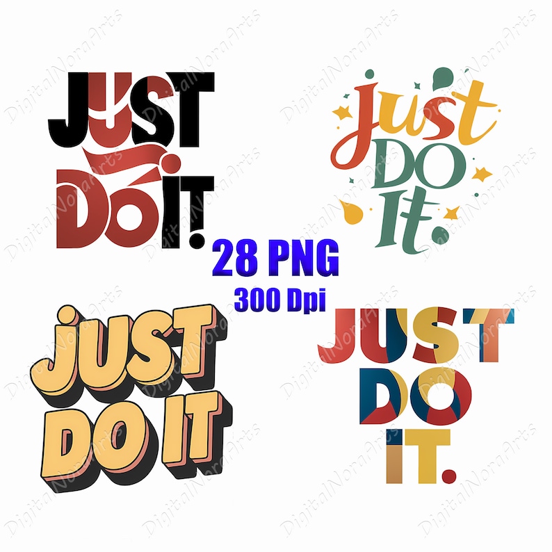 Just Do It,logo,clipart,png,t-shirt Design ,graffiti Style,vector ...
