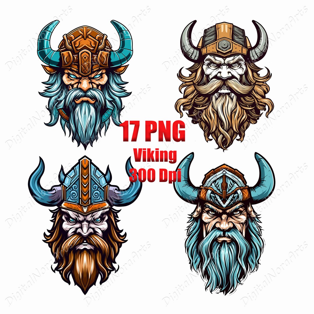 Viking,logo,clipart,png,t-shirt Design ,graffiti Style,vector ...