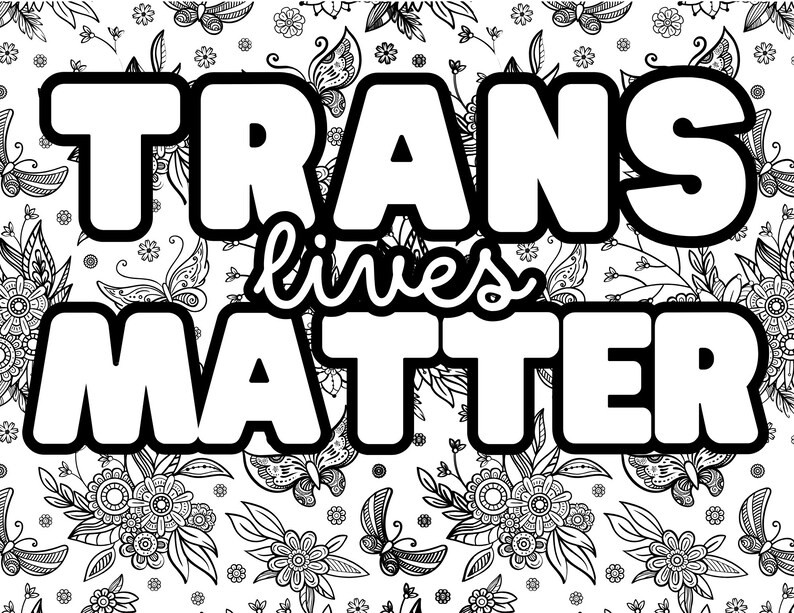 Pride Month Coloring Pages Quotes and Sayings to Celebrate Inclusivity ...
