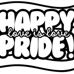 Pride Month Coloring Pages Quotes and Sayings to Celebrate Inclusivity ...
