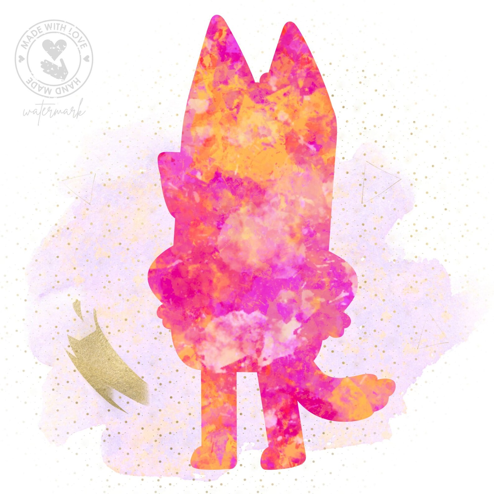 Bluey Wall Art Digital Art Download Baby, Nursery, Kids Room 4 ...