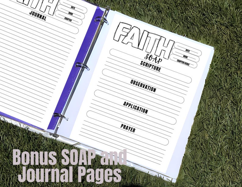 Printable Bible Study Bundle, Verse Mapping Printable Bible Study Guide ...