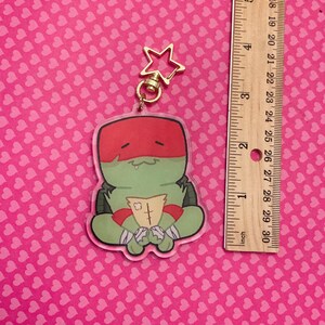 Turtle Charms!- 3" Acrylic Charms and Phone Rings - Etsy
