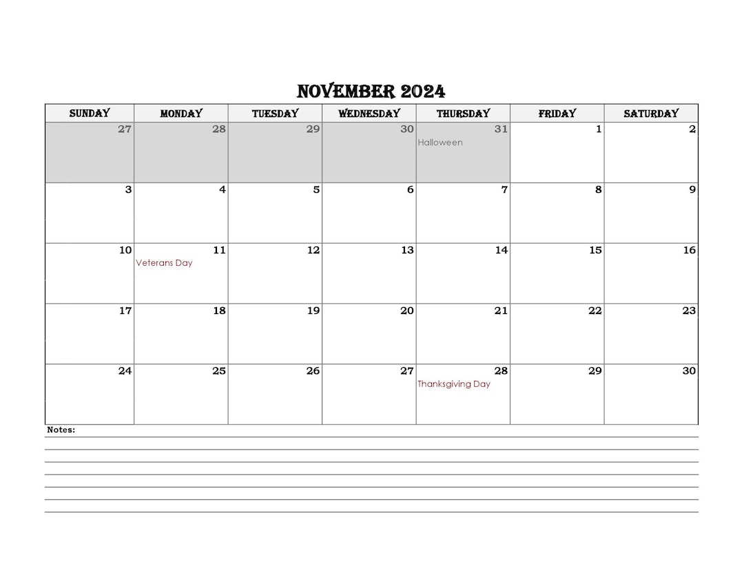 Organize Your Month in Style, 2024 Monthly Calendar, Notes, A4 ...