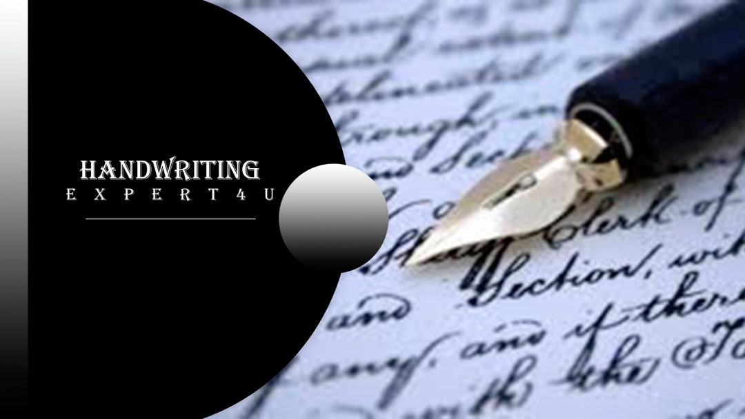 Graphology Handwriting Analysis Graphologist Handwriting - Etsy