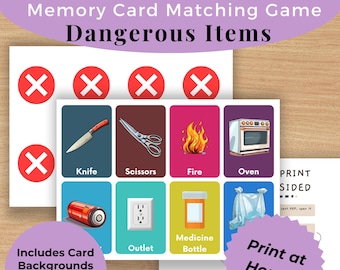 Animal Game • 16 Memory Matching Game Cards • Pairs Montessori ...