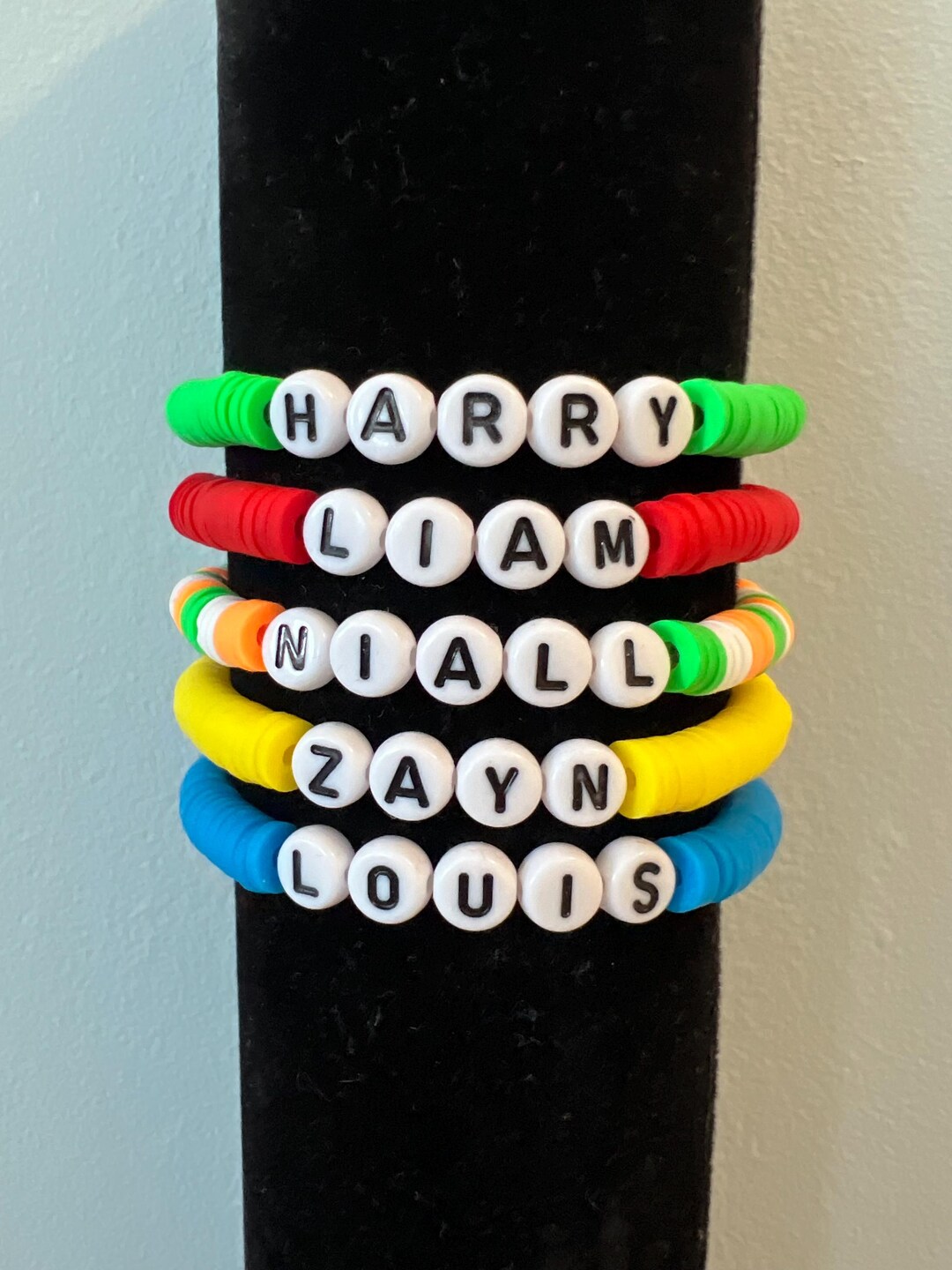 One Direction Bracelet Set: Harry, Liam, Niall, Zayn, Louis - Etsy