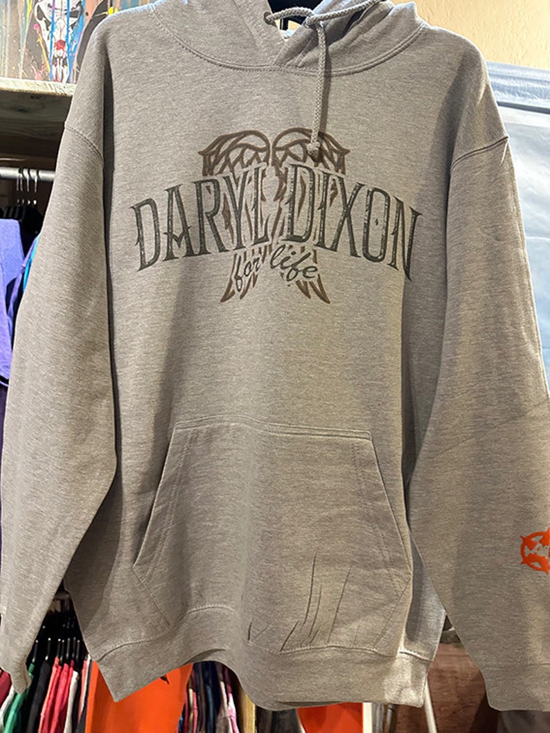 Hoodie Daryl Dixon for Life - Etsy