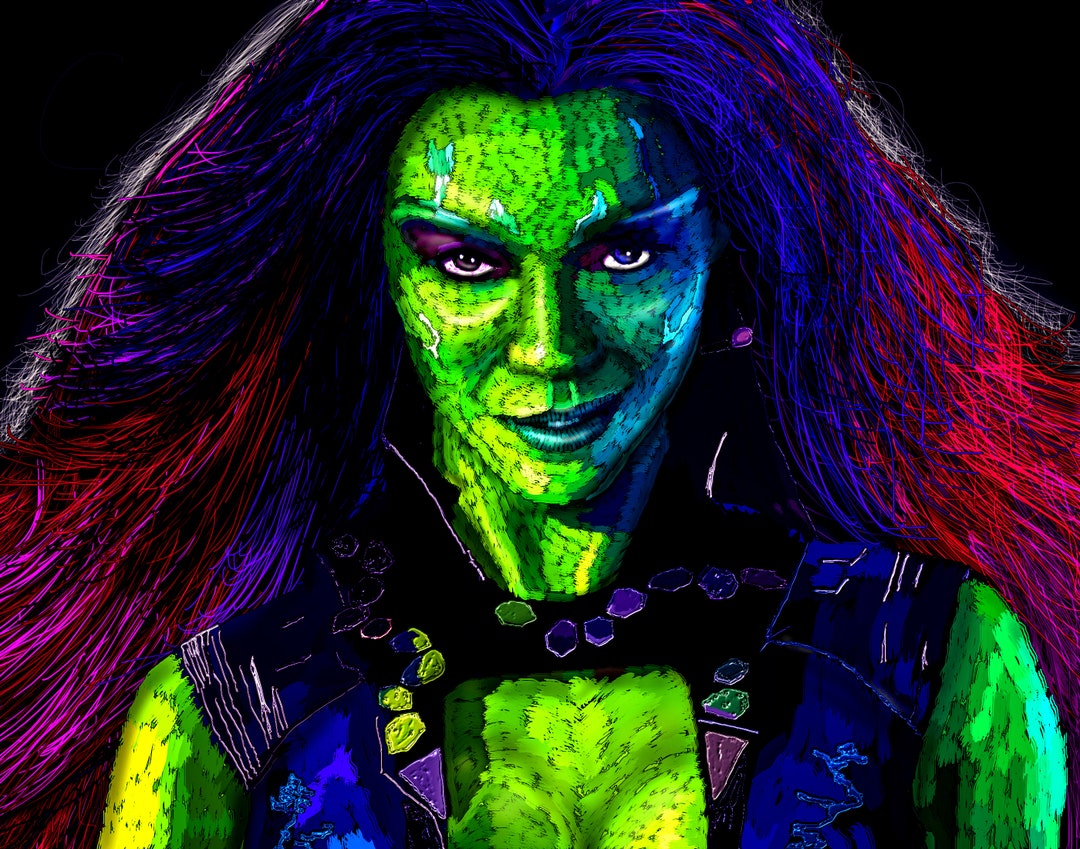 11x17 Print Gamora - Etsy