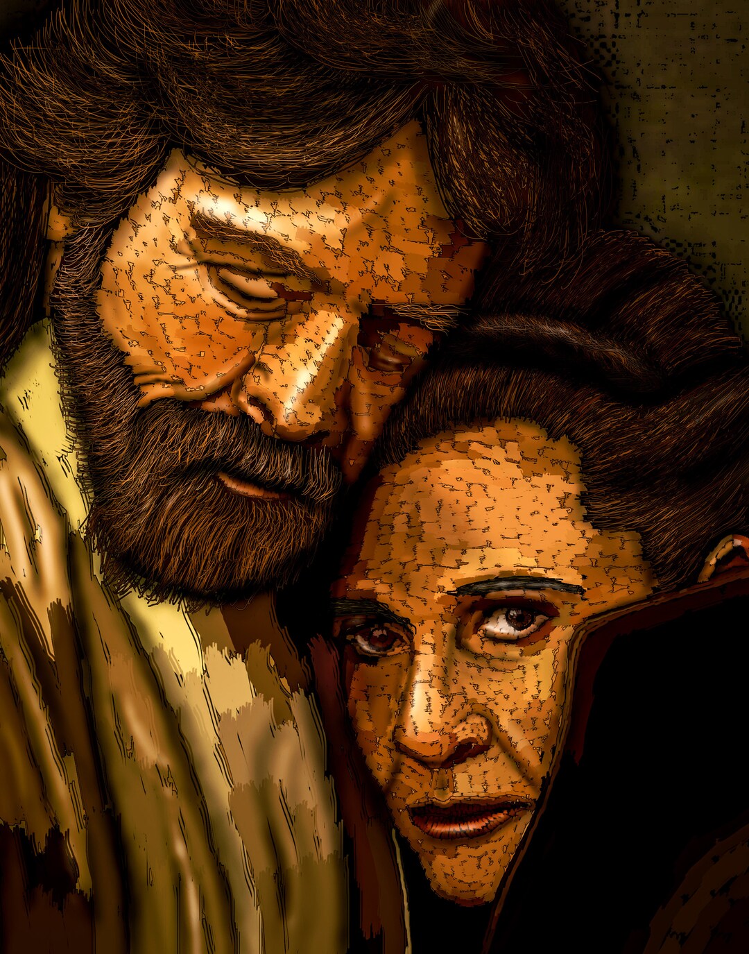 16x20 Canvas Luke & Leah - Etsy