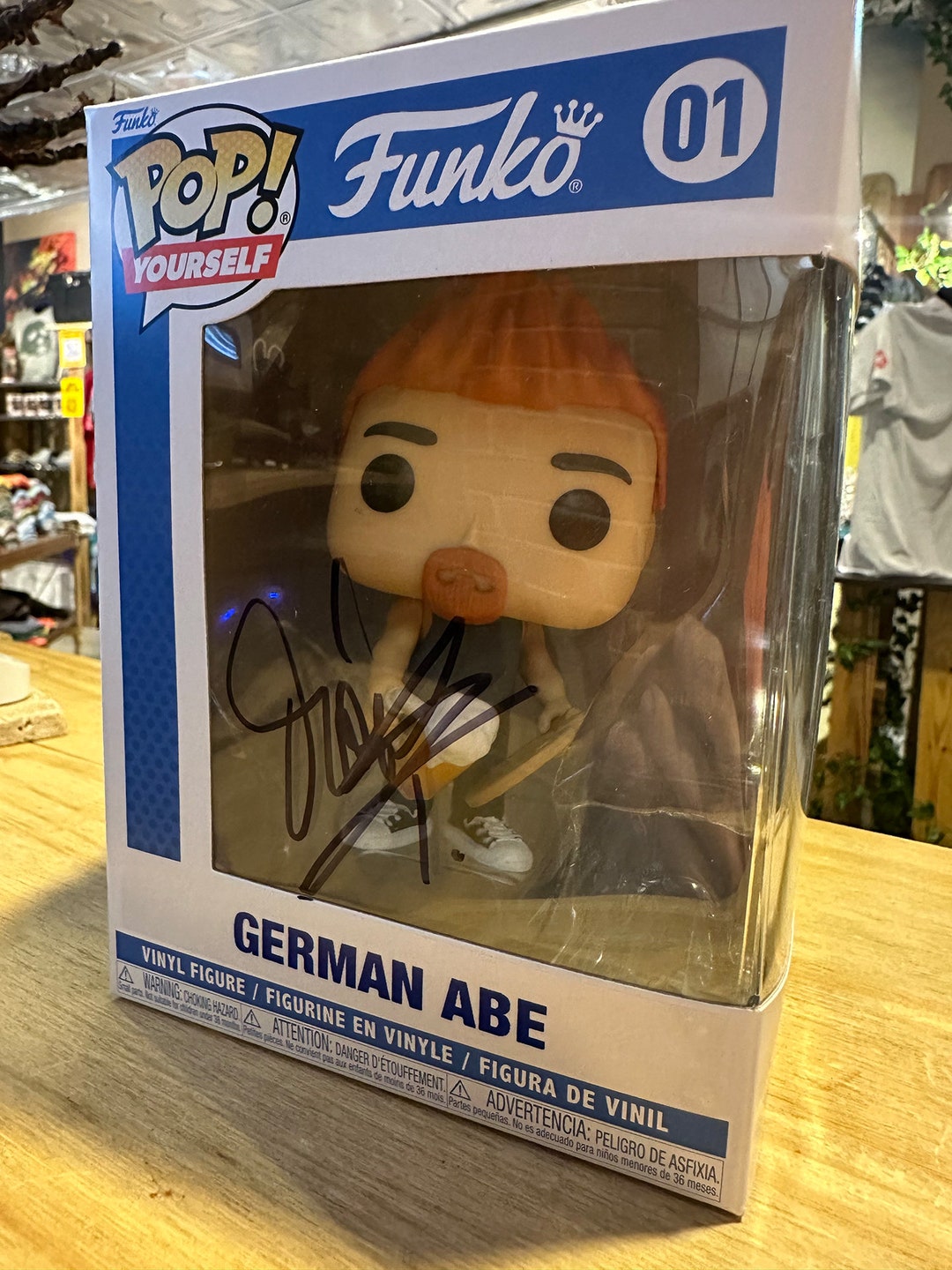 German Abe Funko Pop Signed - Etsy
