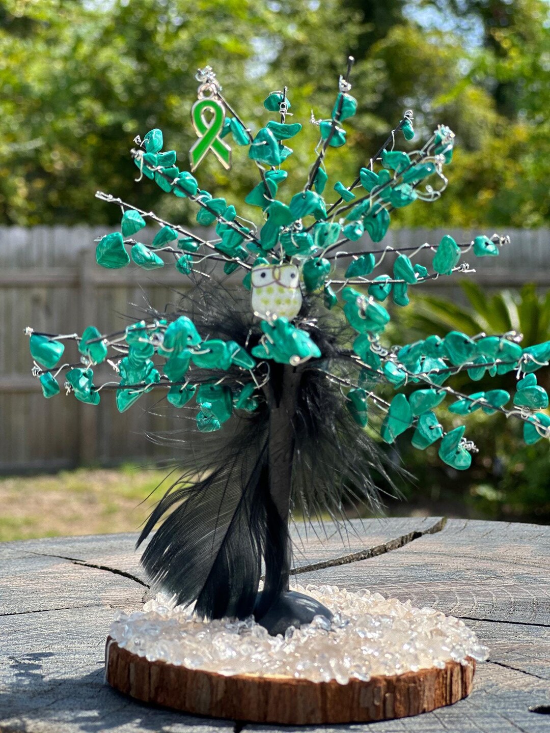 Cancer Awareness Gem Tree by Jennifer (torquiese) - Etsy
