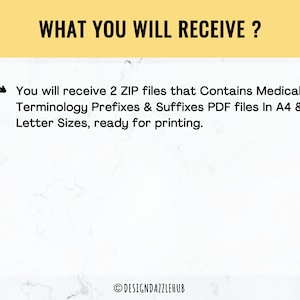 Medical Terminology Prefixes & Suffixes: Nursing Study Sheets (PDF) - Etsy