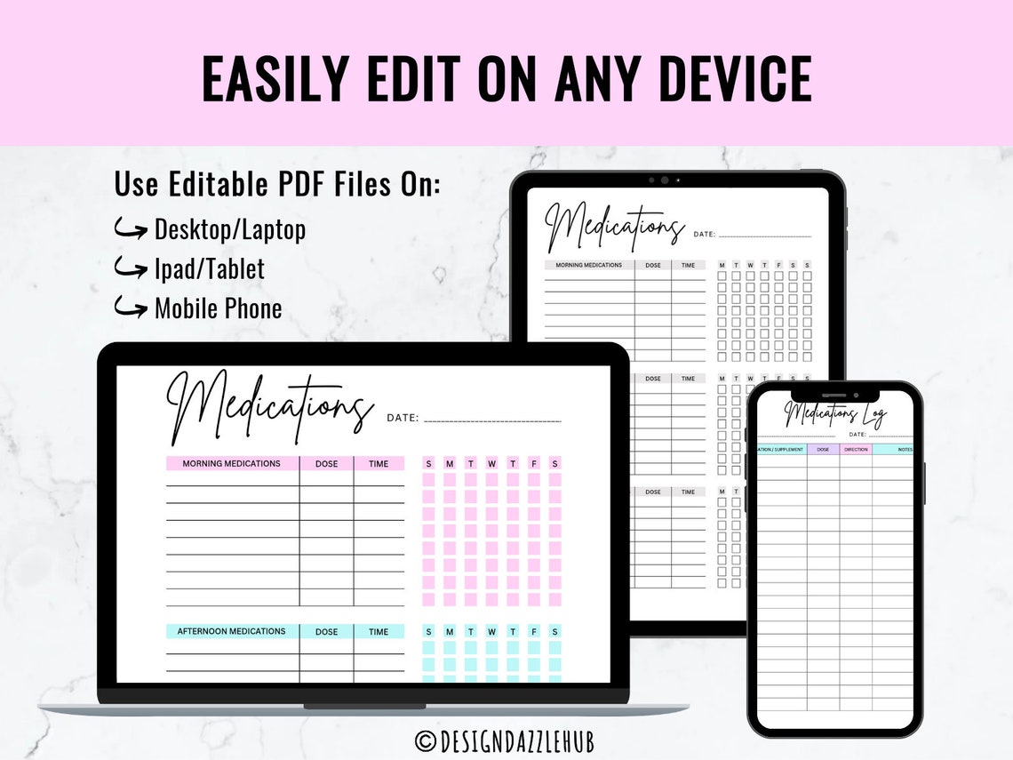 Printable Medication Tracker Medication Management Medication Tracker ...