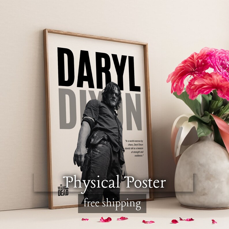 Daryl Dixon Poster Physical Poster Print Wall Decor - Etsy