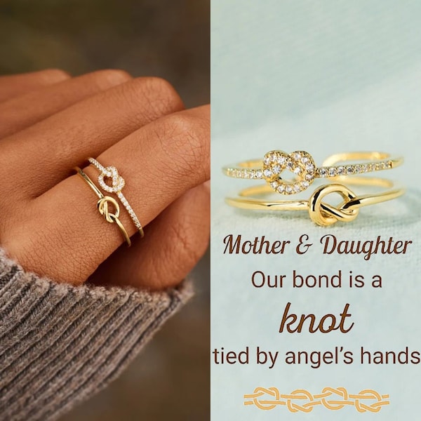 Mother Daughter Ring - Etsy