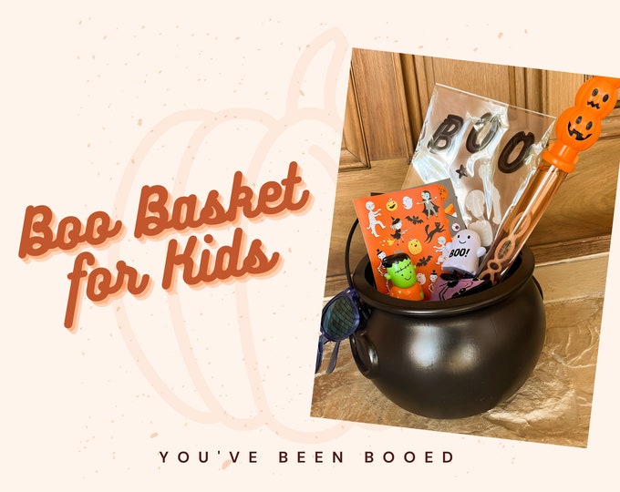 Kid-friendly Halloween Gift Basket | Boo Basket, You've Been Booed, Kid ...