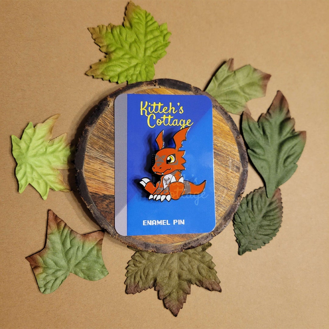 Guilmon Digimon Enamel Pin - Etsy